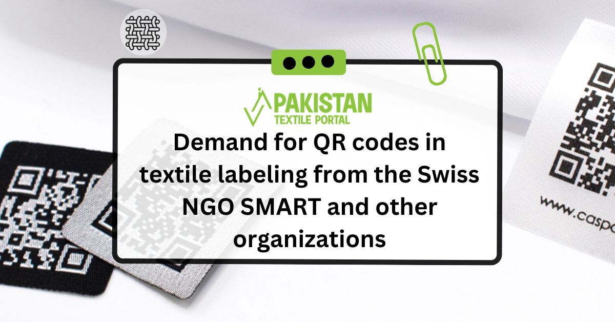 Demand for QR codes in textile labeling from the Swiss NGO SMART and ...